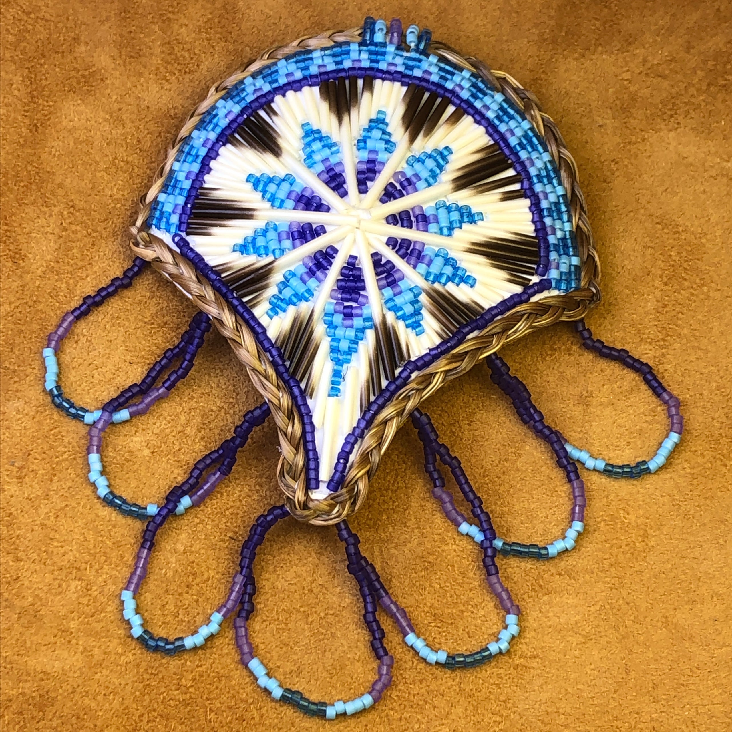 Hilde Barnes Blue and Purple Barrette