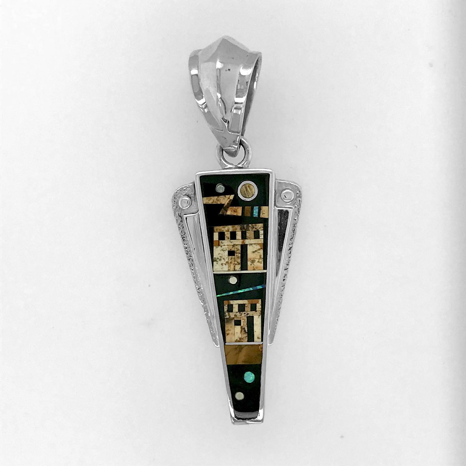 Night Sky Inlaid Pendant