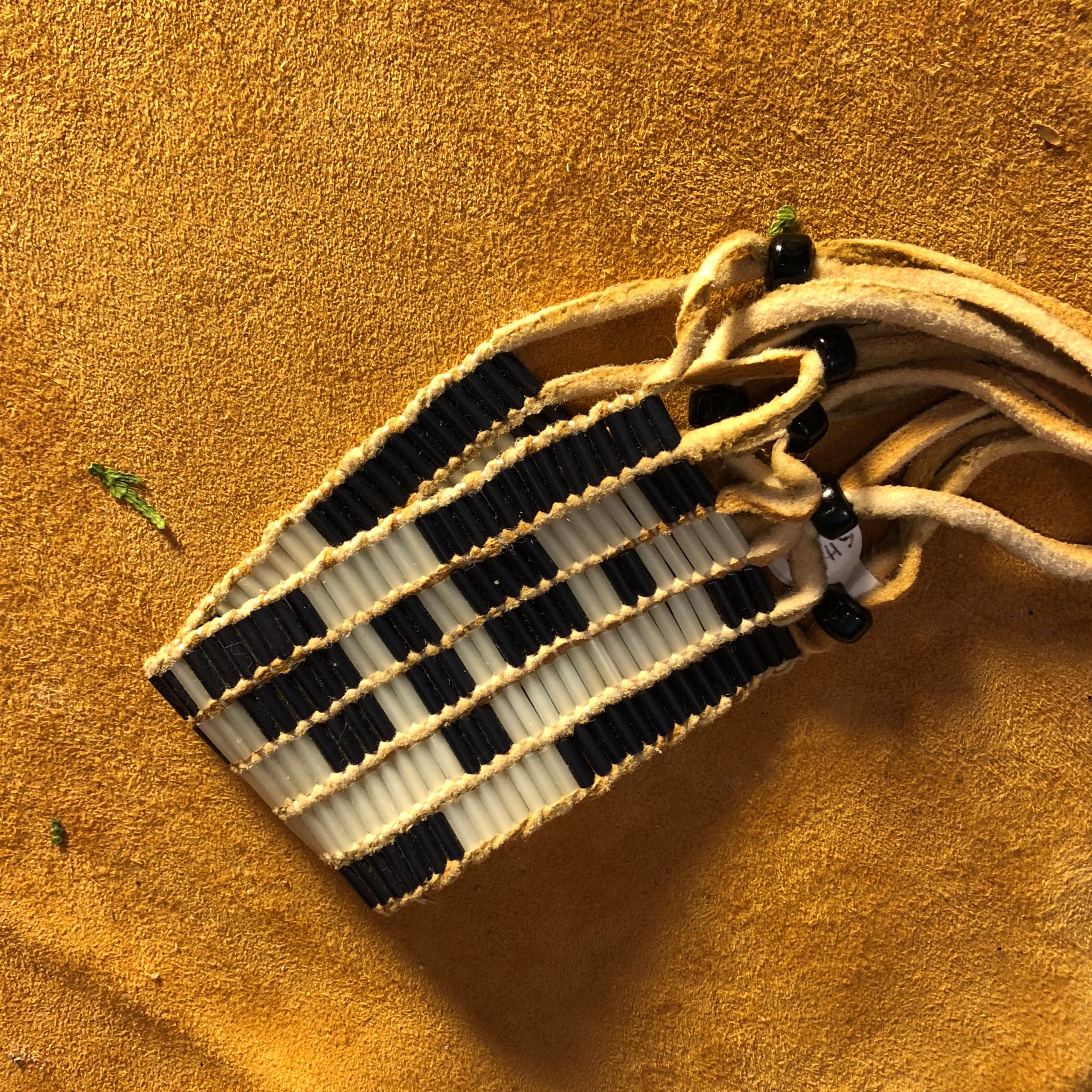 5 Row Wampum Bracelet-3